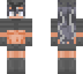 wither skeleton girl | Minecraft Skins