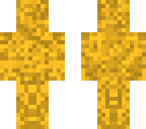 a weird gold guy | Minecraft Skin