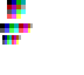 CGA 16-color palette | Minecraft Skin