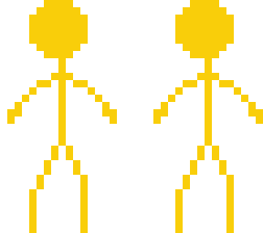 Alan Becker Stickman (YELLOW) | Minecraft Skin