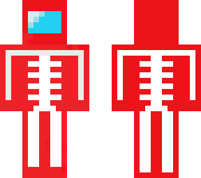 Amogus sus skeleton | Minecraft Skin