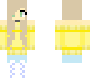 cute yellow girl | Minecraft Skin