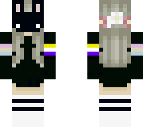Nonbinary Pan Bunny | Minecraft Skin