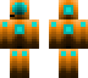Orange Mech Suit | Minecraft Skin