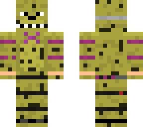 William Afton in springlock suit | Minecraft Skin