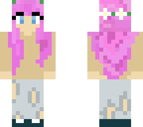 chica con pelo rosa xd | Minecraft Skin