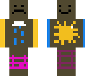 sad face | Minecraft Skins