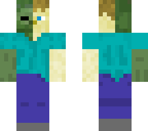 half zombie | Minecraft Skins