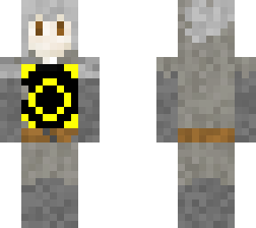 knight with yellow sigil | Minecraft Skin