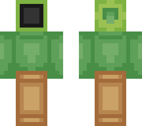 Peashooter in a pot | Minecraft Skin