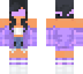 Sleepy aphmau with mask thingy | Minecraft Skin