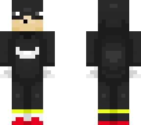 Ugandan Knuckles Black (Ugandan Shadow) | Minecraft Skin