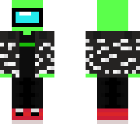 lime and green among drip | Minecraft Skin