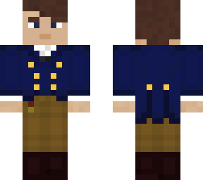 Regency Nobleman in Blue Coat | Minecraft Skin