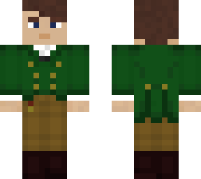 Regency Nobleman in Green Coat | Minecraft Skin