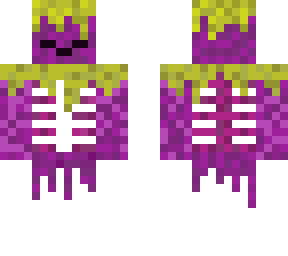 Purple Skeleton Minecraft Skins