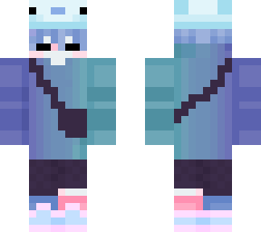 blue axolotl boy | Minecraft Skins
