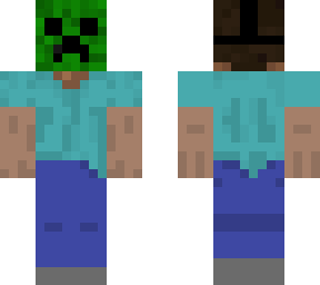 creeper steve | Minecraft Skins