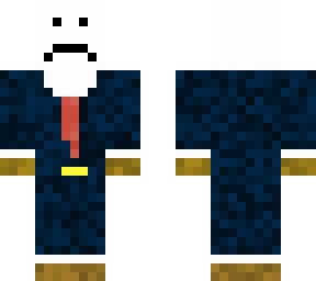 THE dressed properly sheared snowman | Minecraft Skin