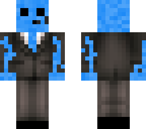Blue slime agent | Minecraft Skin