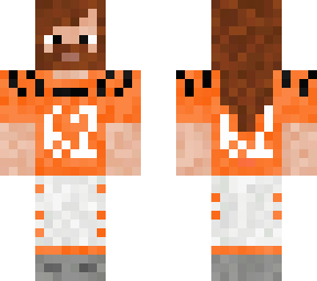 Cincinnati Bengals New Stripes Orange Alternate | Minecraft Skin