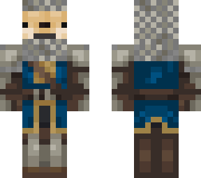 Doge Knight with mail cap | Minecraft Skin