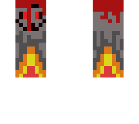 Fire monster | Minecraft Skin