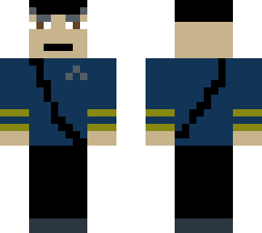 mr spock with gun and tape | Minecraft Skin