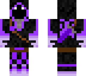 Purple Bad Boy Halo 1.0 | Minecraft Skin