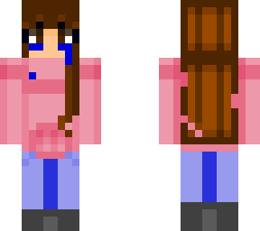 sad girl | Minecraft Skin