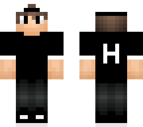SWAG SKIN WHITE AND BLACK CAP | Minecraft Skin