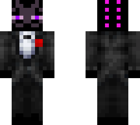 A rather dapper Enderman | Minecraft Skin