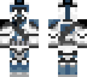 clonetrooper wolf pack commander | Minecraft Skin