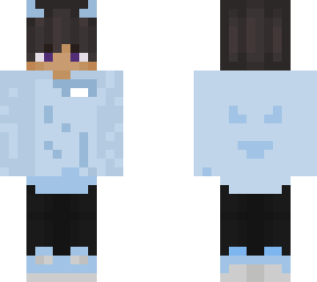 light blue boy | Minecraft Skins