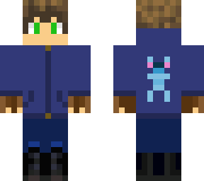 Fluffy Stitch Jacket | Minecraft Skin
