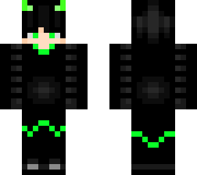 Green Neon Boy | Minecraft Skin