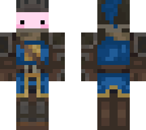 axolotl knight | Minecraft Skins