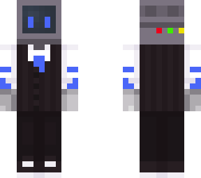 blue robot | Minecraft Skin
