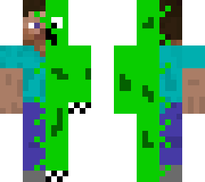 creeper steve | Minecraft Skins