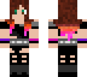 red hair goth | Minecraft Skins