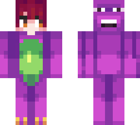 barney humano | Minecraft Skin