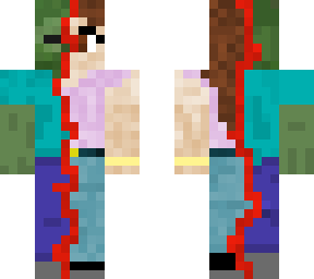 half zombie | Minecraft Skins