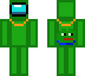 Pepe Among Us drippy | Minecraft Skin