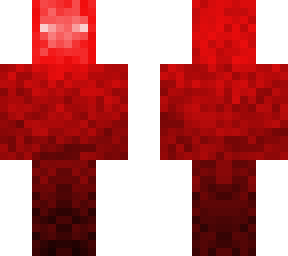 Redstone lit face | Minecraft Skin