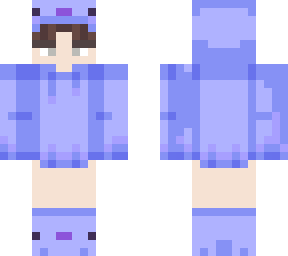 blue axolotl boy | Minecraft Skins