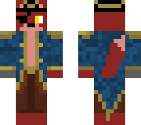 Captain Foxy | Minecraft Skin