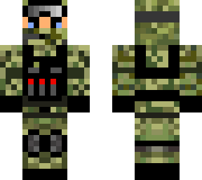 RG ruben militair whitout mask | Minecraft Skin