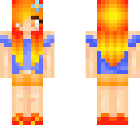 Update of Spring lava girl | Minecraft Skin