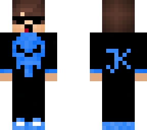 Blue Skull | Minecraft Skin
