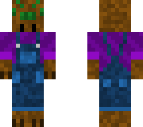 Brown Spider with Overalls | Minecraft Skin